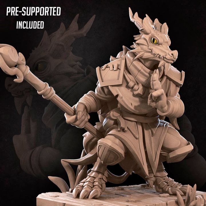 3D Printable Kobold Monk (DnD) by Bite the Bullet