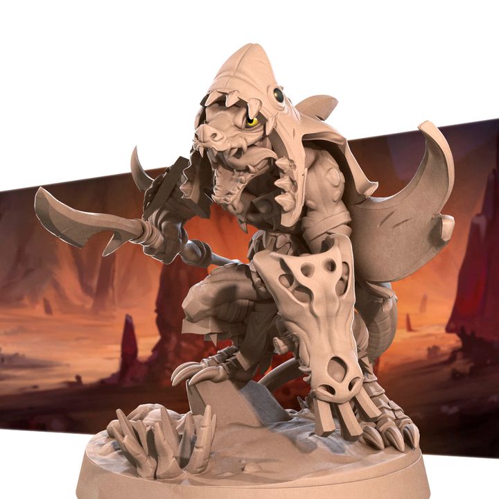 3D Printable Kobold Fighter (DnD) by Bite the Bullet