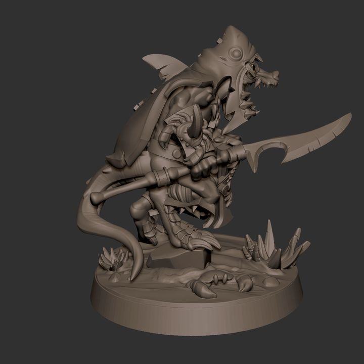 3D Printable Kobold Fighter (DnD) by Bite the Bullet