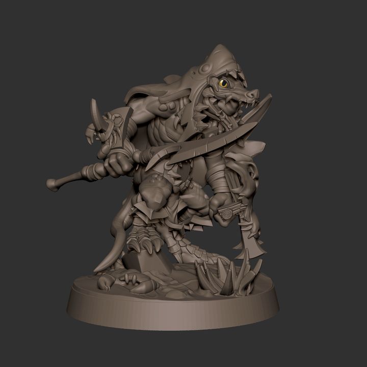 3D Printable Kobold Fighter (DnD) by Bite the Bullet