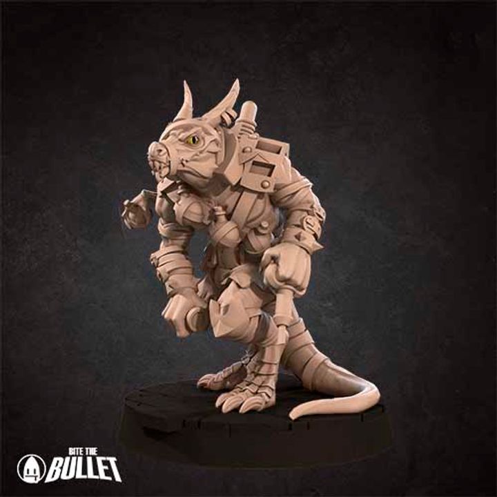 3D Printable Kobold Alchemist (DnD) by Bite the Bullet