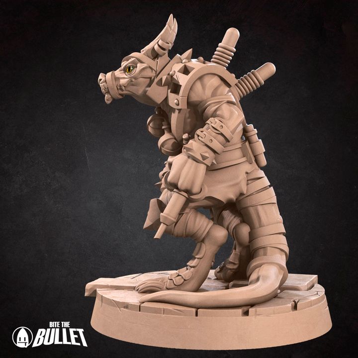 3D Printable Kobold Alchemist (DnD) by Bite the Bullet