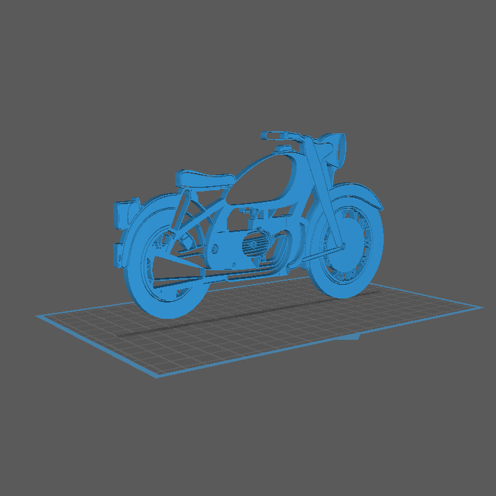 3D Printable BMW - R69 S by Paul Wust