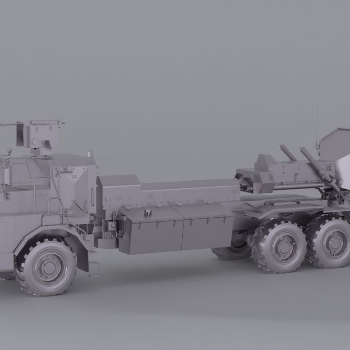 3D Printable Swedish Archer Artillery on Volvo A30 chassis by The ...