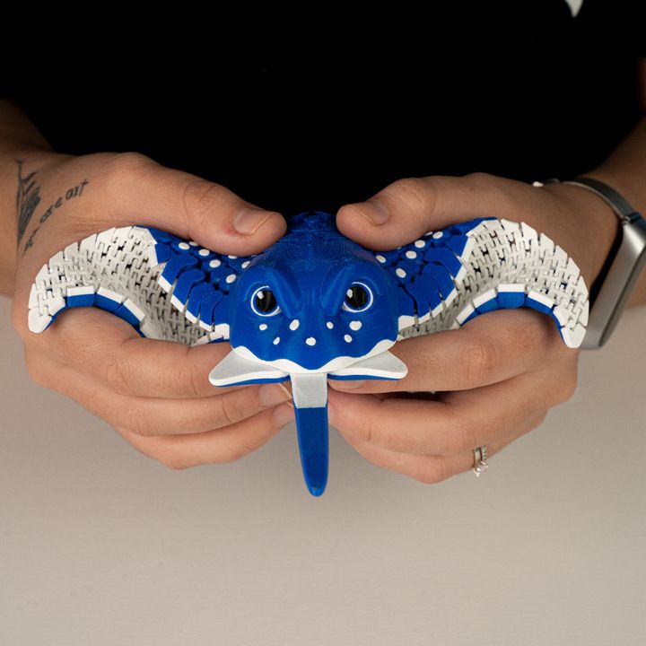 3D Printable Igor, the Spotted Eagle Ray by Stlflix