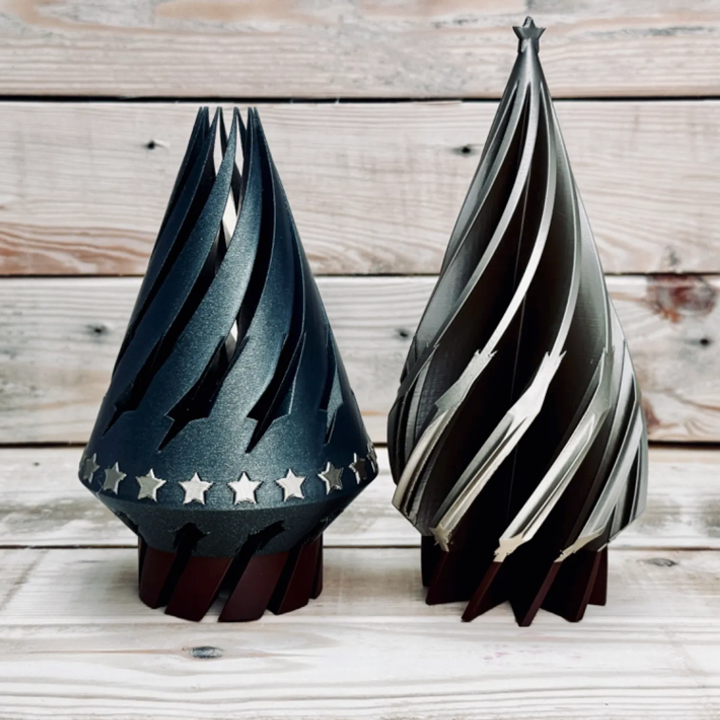 3D Printable Christmas Tree Pass Through illusion by ENIQUE3D