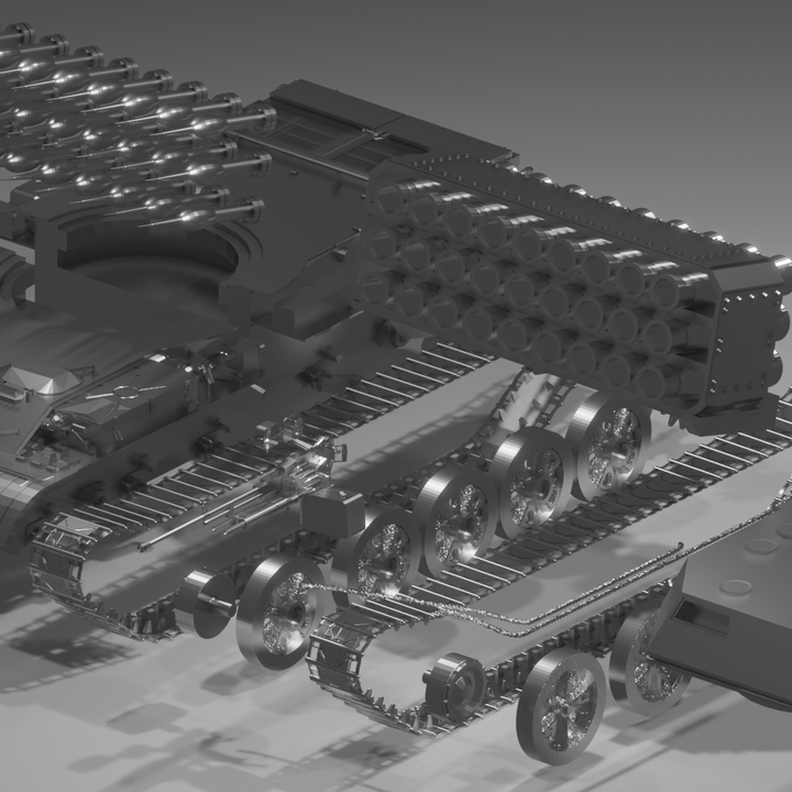3D Printable Chinese GSL 110B mine clearing and mine laying vehicle by The Military Industrial ...