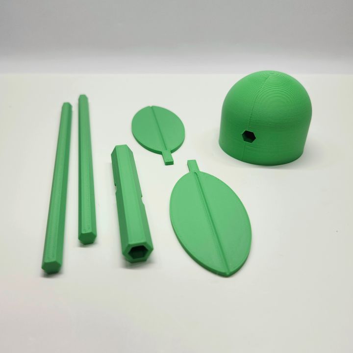 3D Printable Functional Flower Motif Pinwheel :: Modular Craft Kit by ...