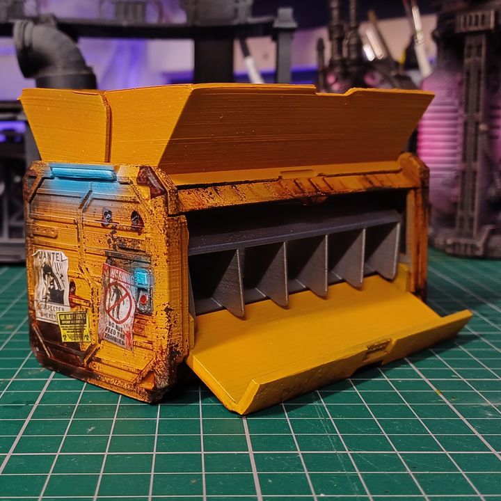 3D Printable Rapid Fire Dicebox 16mm by Mike hancox