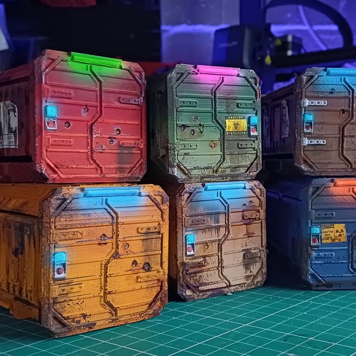 3D Printable Rapid Fire Dicebox 12mm by Mike hancox