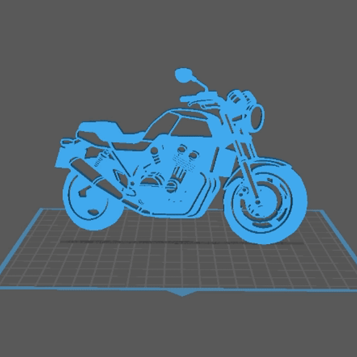 3D Printable Honda - CBX by Paul Wust