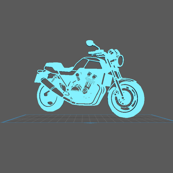 3D Printable Honda - CBX by Paul Wust