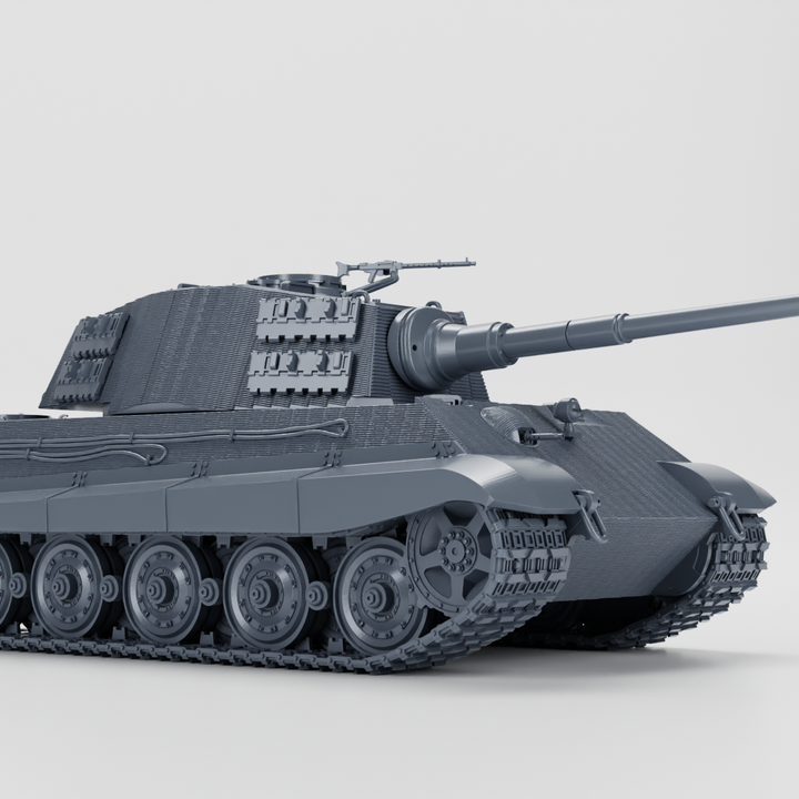 3D Printable Tiger II Ausf.B Zimmerit (Sd.Kfz.182, King Tiger) Henschel ...