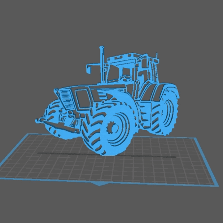 3D Printable Tractor - Fendt Favorit 824 by Paul Wust