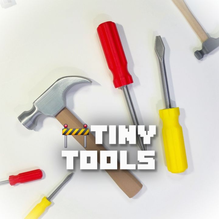 3D Printable Mini Hand Tool Set :: Simple Construction Toys by ...