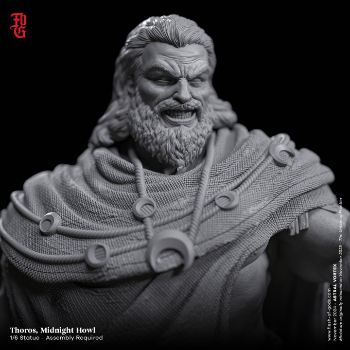 3D Printable Thoros, Midnight Howl (1/6 Statue) by Flesh of Gods