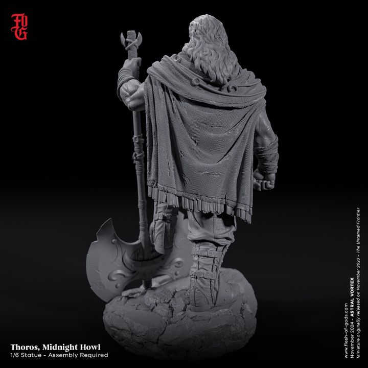 3D Printable Thoros, Midnight Howl (1/6 Statue) by Flesh of Gods