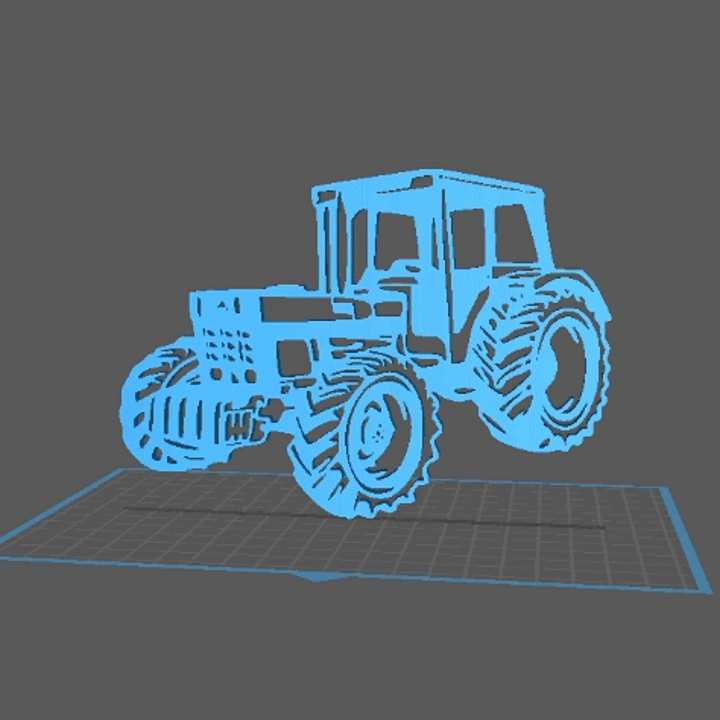 3D Printable Tractor - Case IH by Paul Wust