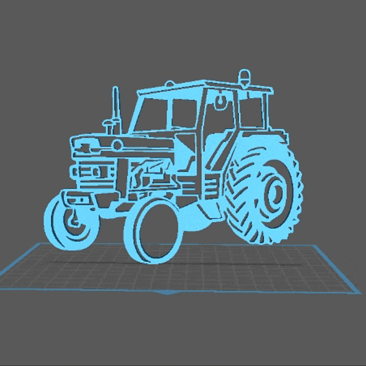 3D Printable Tractor - Massey Ferguson by Paul Wust