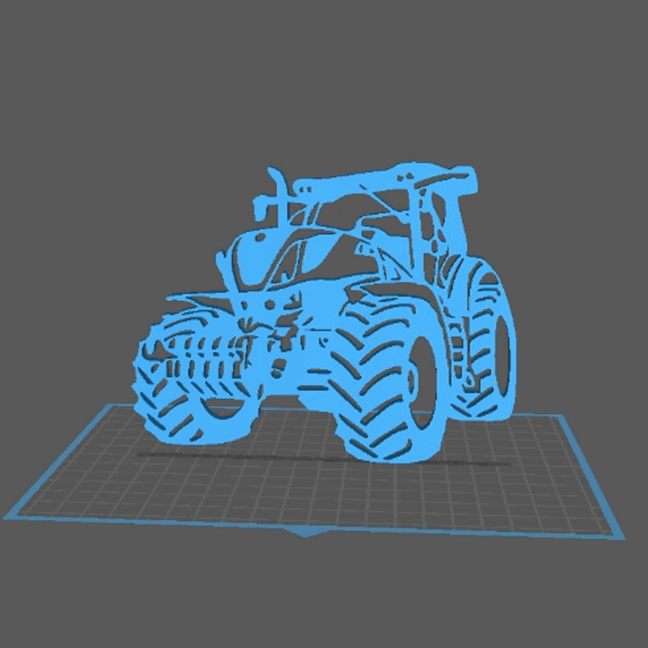 3D Printable Tractor - New Holland by Paul Wust