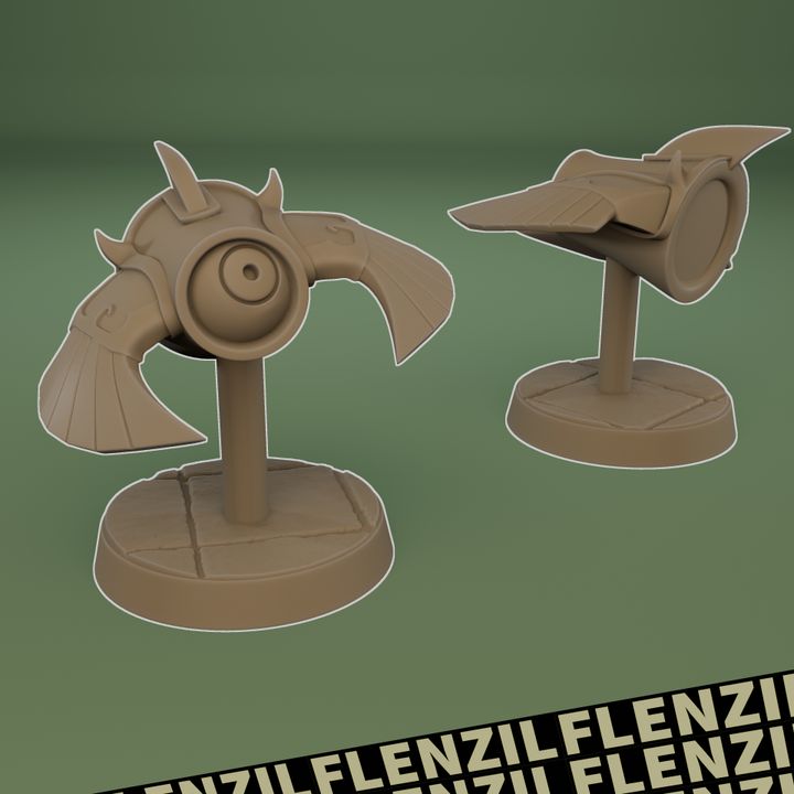 3D Printable Wingnut, Solodron Companion by Flenzil Miniatures