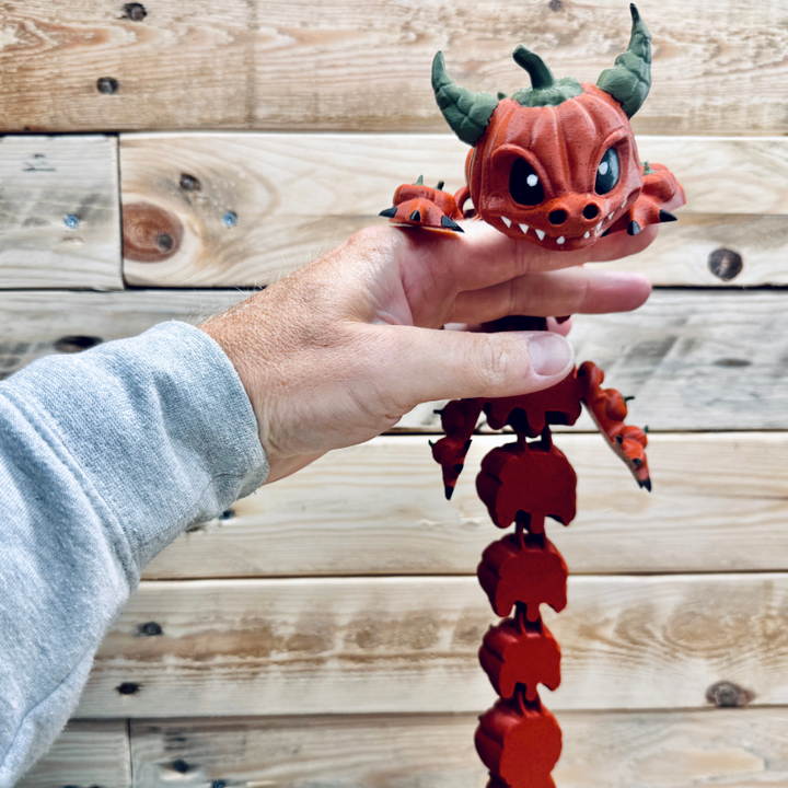 3D Printable Pumpkin Dragon. by ENIQUE3D