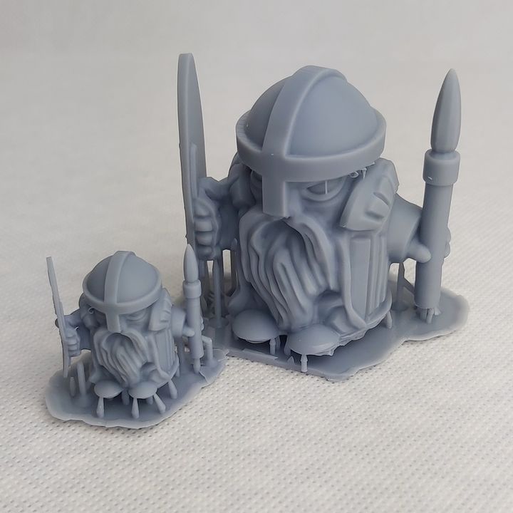 3D Printable Dwarf Monument Terrain by Sculpting George
