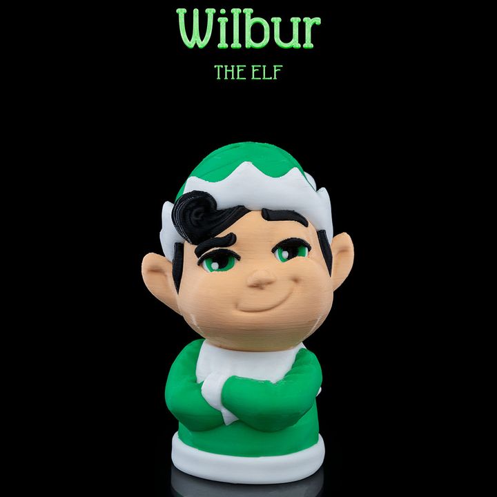 3D Printable Wilbur, the Elf by Stlflix
