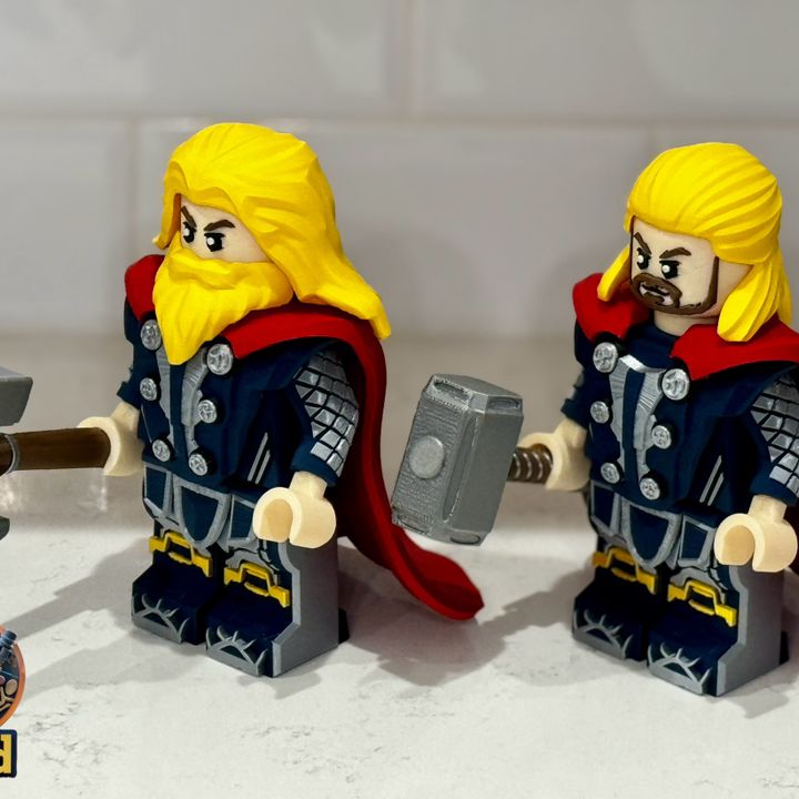 3D Printable Thunder God Brick by Walter's World 3D