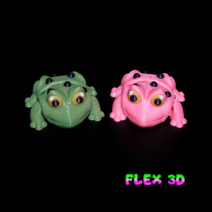 3D Printable Flex 3D Pacman Frog Chunky by Flex 3D