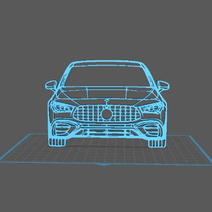 3D Printable Mercedes - CLA 2023 by Paul Wust