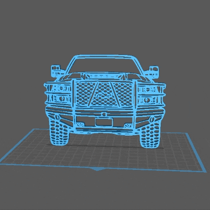3D Printable Chevrolet - Silverado by Paul Wust