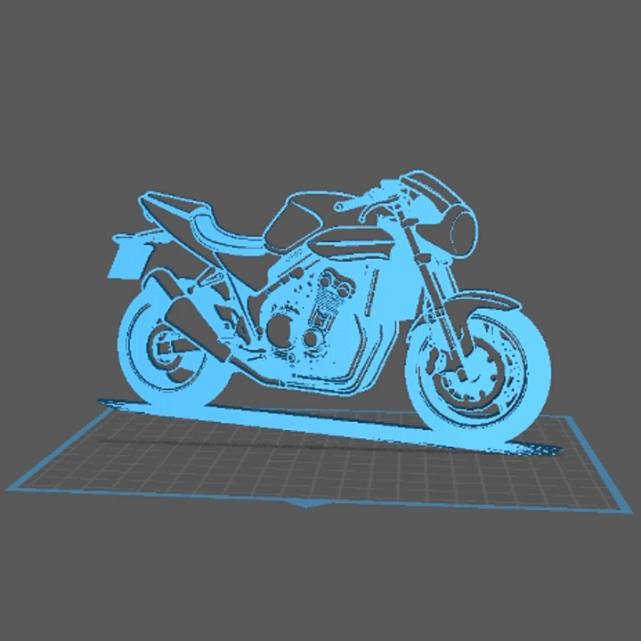 3D Printable Kawasaki - Z900 by Paul Wust