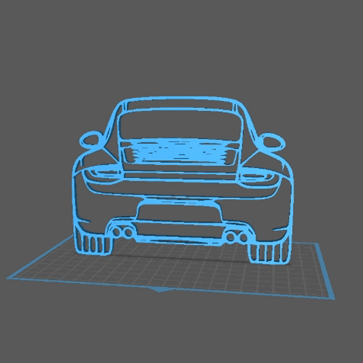 3D Printable Porsche 911 - Model 997 by Paul Wust