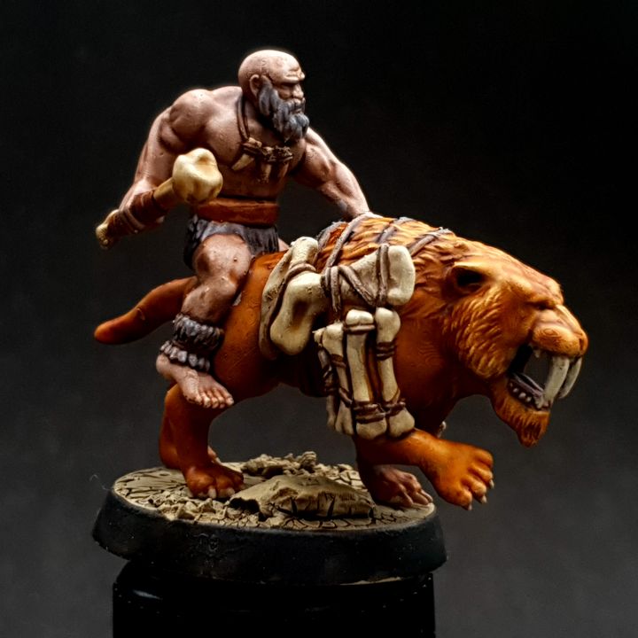 3D Printable Sabertooth Hunters by Stone Forge