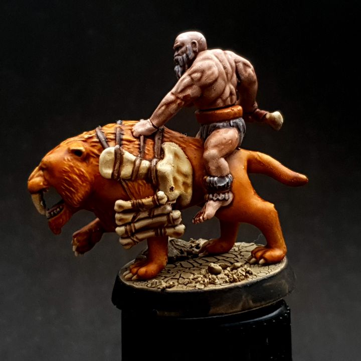 3D Printable Sabertooth Hunters by Stone Forge