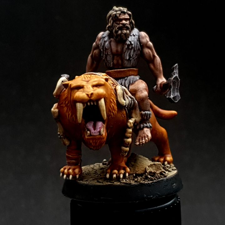 3D Printable Sabertooth Hunters by Stone Forge