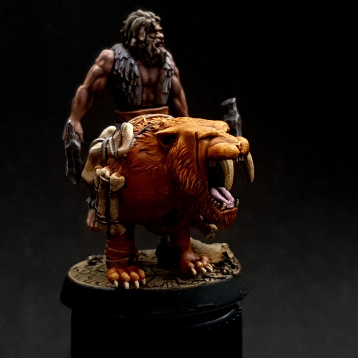 3D Printable Sabertooth Hunters by Stone Forge