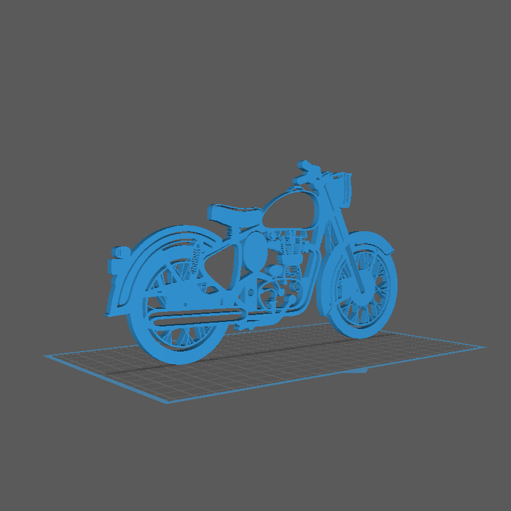3D Printable Royal Enfield - Bullet by Paul Wust