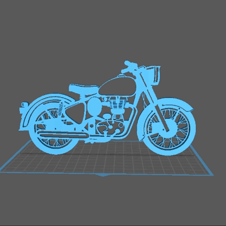 3D Printable Royal Enfield - Bullet by Paul Wust