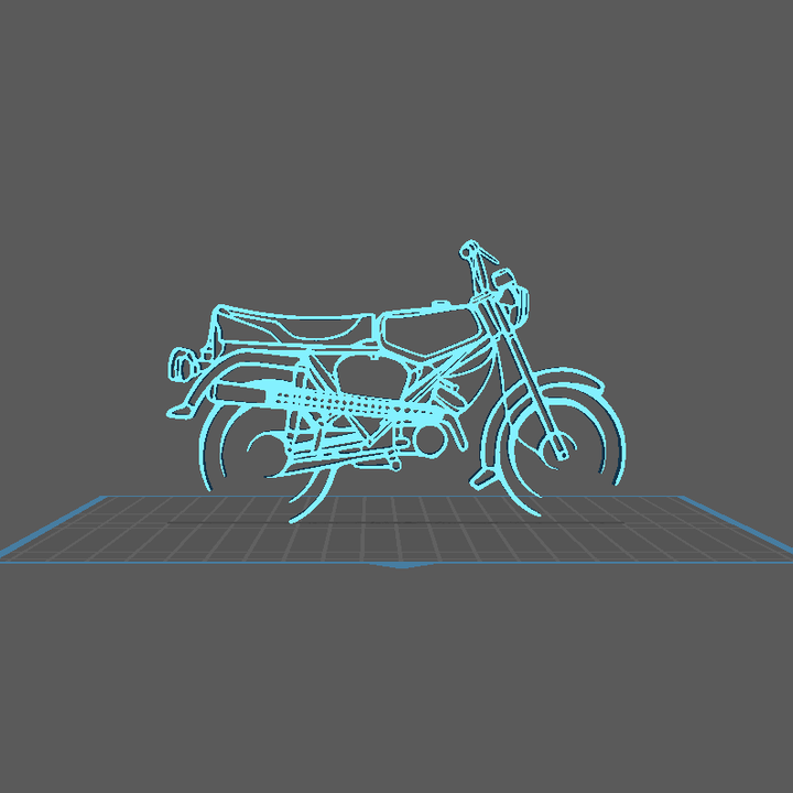 3D Printable Simson - S51 Enduro by Paul Wust