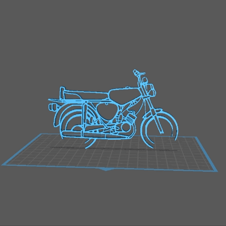 3D Printable Simson - S51 by Paul Wust
