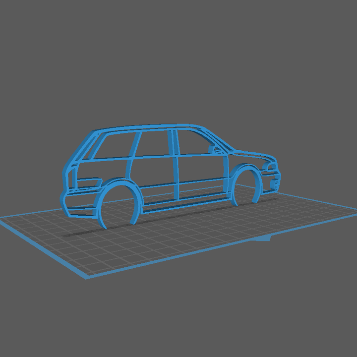 3D Printable Audi - S4 B5 by Paul Wust
