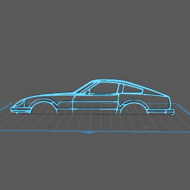 3D Printable Nissan - 280 Z by Paul Wust