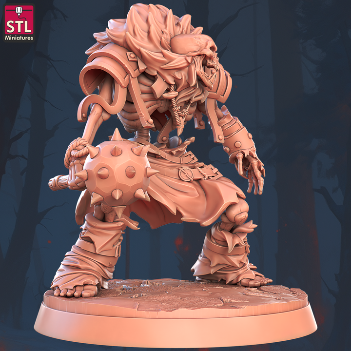 3D Printable Giant Skeletal Ogre by STL Miniatures