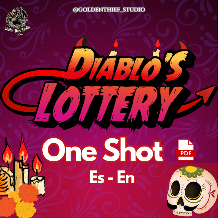 3D Printable Diablo's Lottery One Shot by Golden Thief Studio