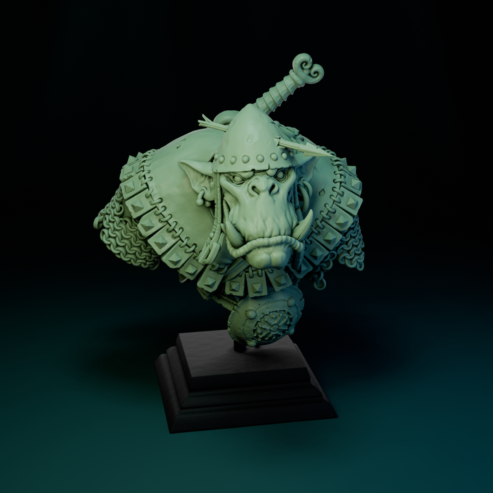 3D Printable The Longsnouts - Orc Bust by The Longsnouts