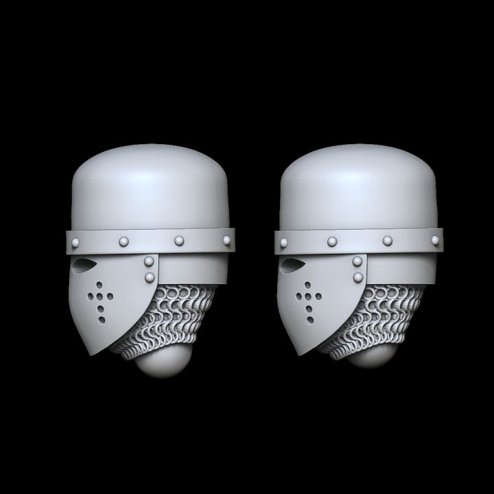 3D Printable Early Enclosed Helmets by Styriwar
