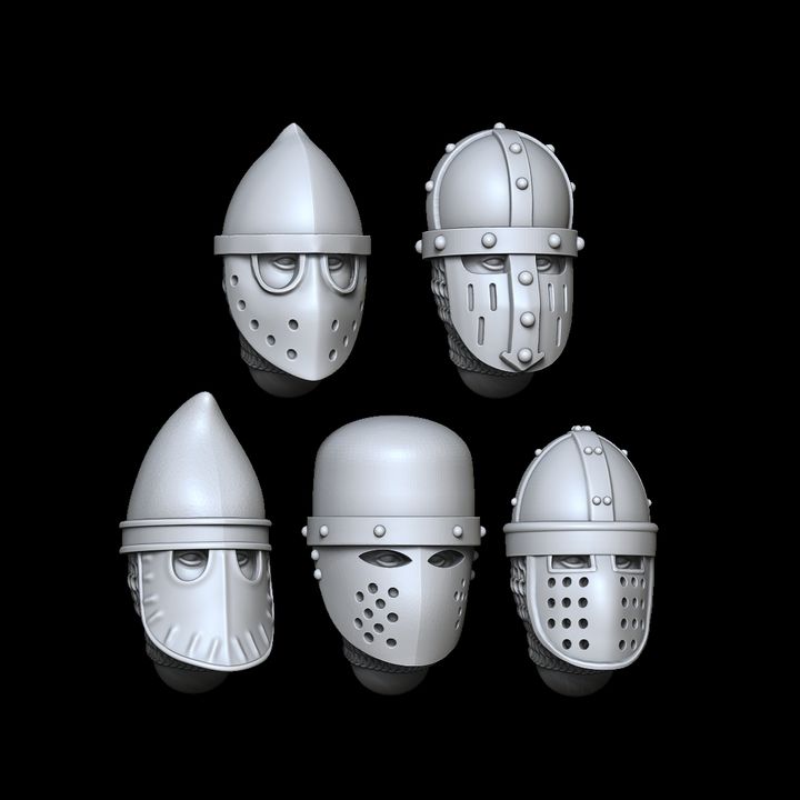 3D Printable Early Enclosed Helmets by Styriwar