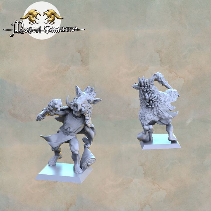 3D Printable Kobold chief by Magori Minaitures